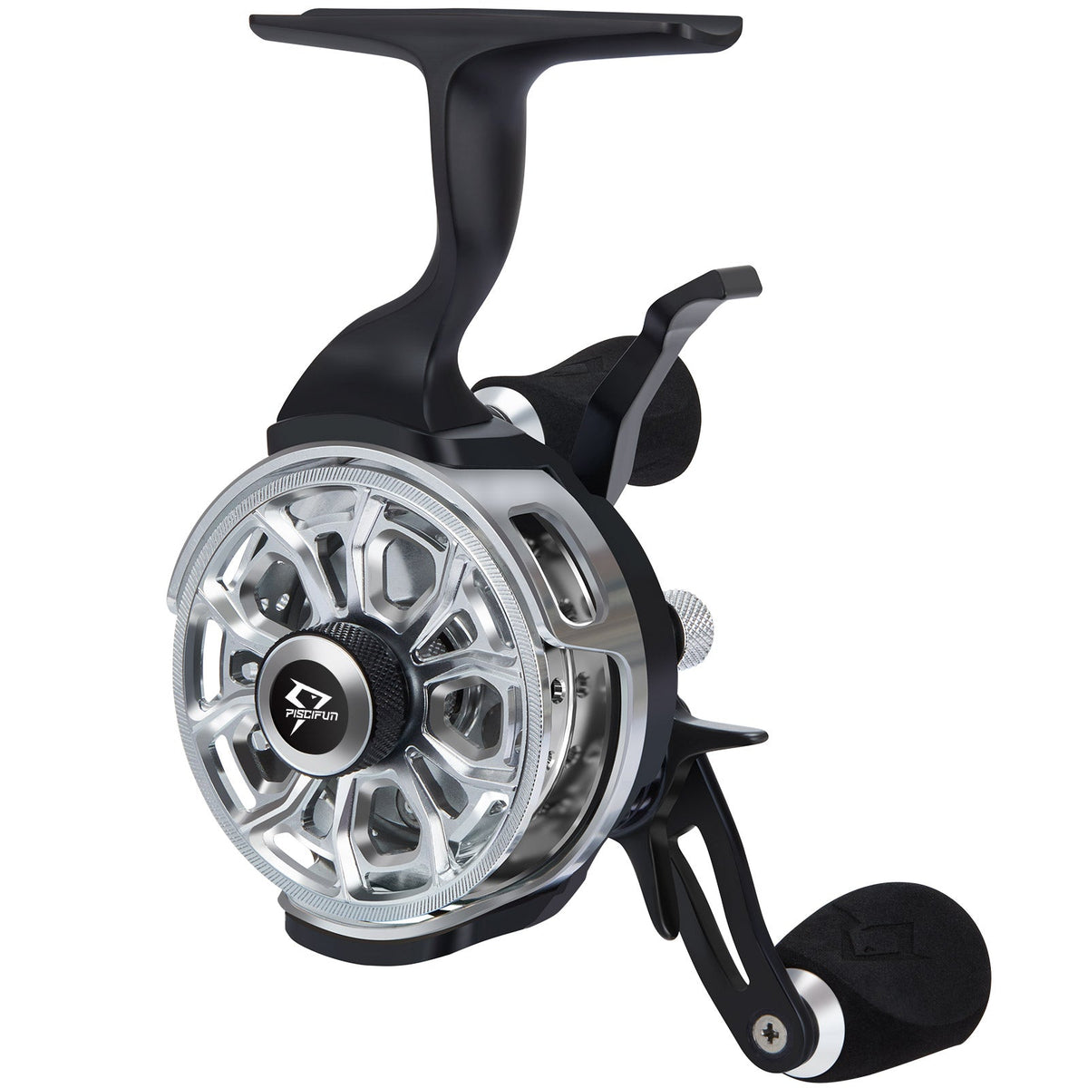 Piscifun ICX Carbon Ice Fishing Reel, 3.2:1 Inline FreeSpool Ice Reel ...